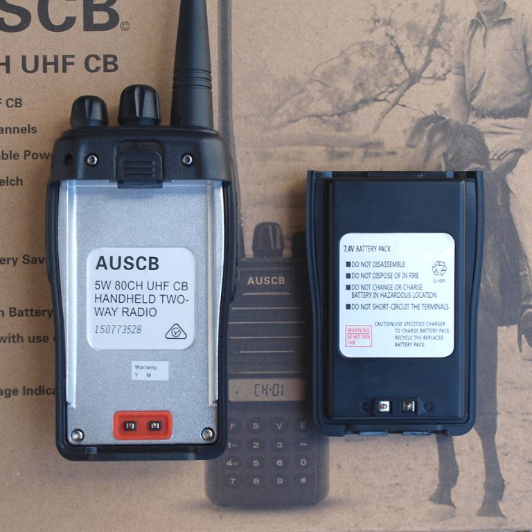 AUSCB 5W 80CH UHF CB Handheld Radio – AUSCB 5W 80CH UHF CB Handhelds